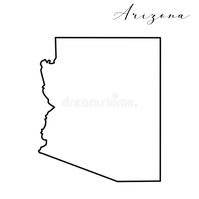 Arizona Drawing Line Stock Illustrations – 989 Arizona Drawing Line ...
