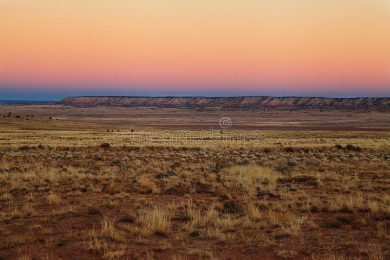 Arizona Mesa at Dusk stock image. Image of peaceful, arizona - 27898177