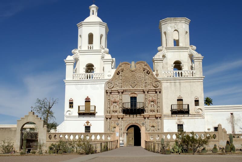 Arizona Mission stock photo. Image of religion, wall - 22557322