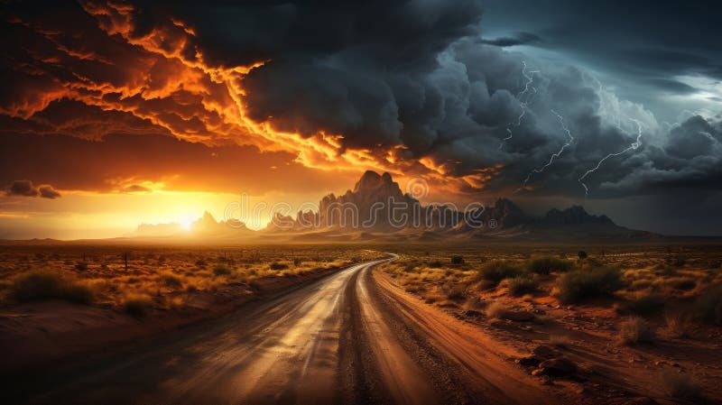 479 Arizona Desert Scene Ai Generated Stock Photos - Free & Royalty ...