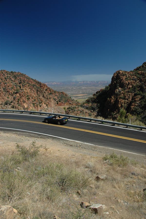 Arizona mountain road stock photo. Image of view, driving - 269948