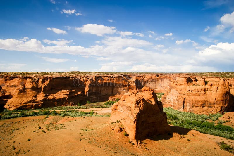 Arizona Red Rock Desert Valley Scene Stock Image - Image of arizona ...