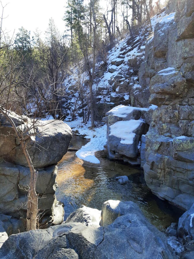 Arizona River Water in the Woods on Sunday Stock Image - Image of water ...