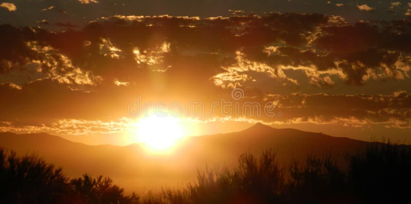 Arizona September Sunrise stock photo. Image of weather - 33827756