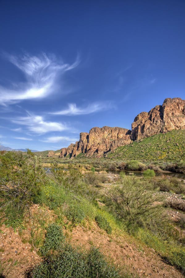 Arizona sky stock image. Image of arizona, mountain, plants - 15996613
