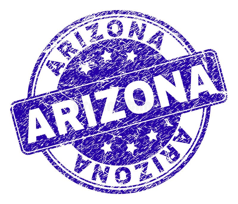 Grunge Textured ARIZONA Stamp Seal Stock Vector - Illustration of ...