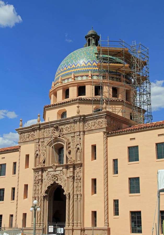 Arizona State Capital Building Being Repaired Stock Image - Image of ...