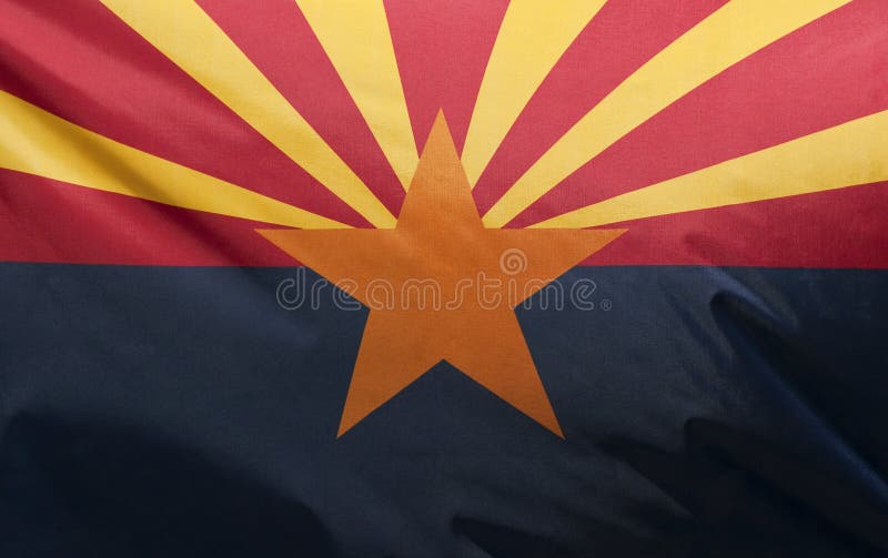 Arizona State Flag stock photo. Image of arizona, phoenix - 14742496