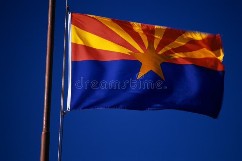 Arizona State Flag stock photo. Image of arizona, phoenix - 14742496