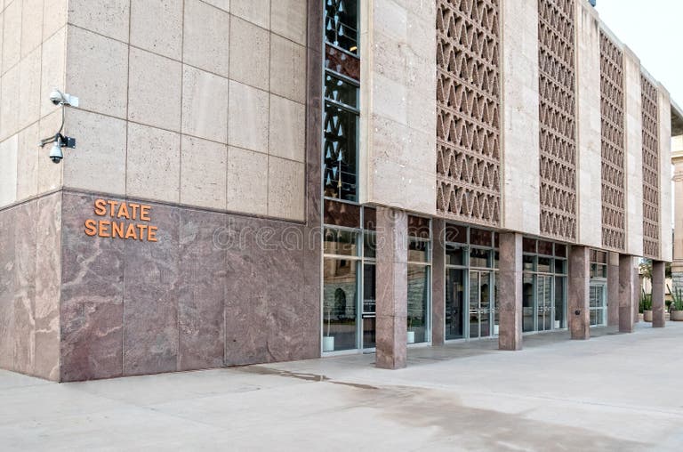 Arizona State Senate Building in Phoenix Stock Photo - Image of ...