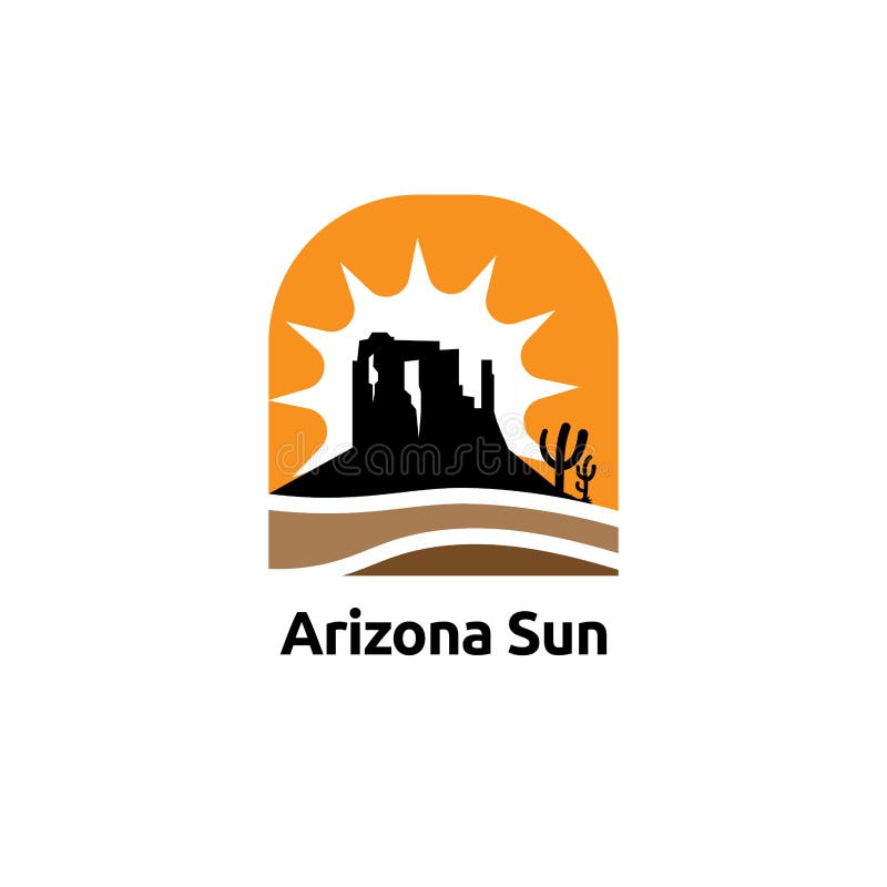 Arizona Sun Logo Vector Concept, Icon, Element, and Template for ...