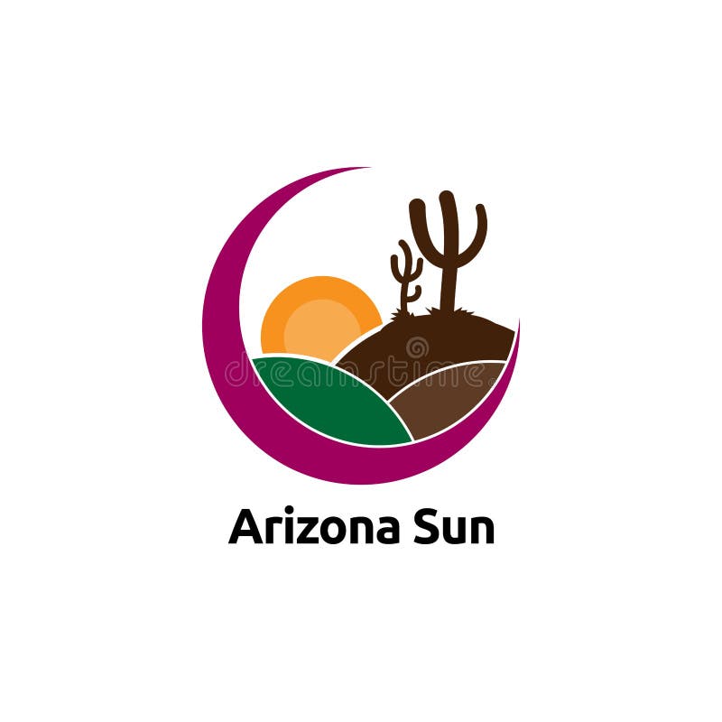 Arizona Sun Logo Vector Concept, Icon, Element, and Template for ...