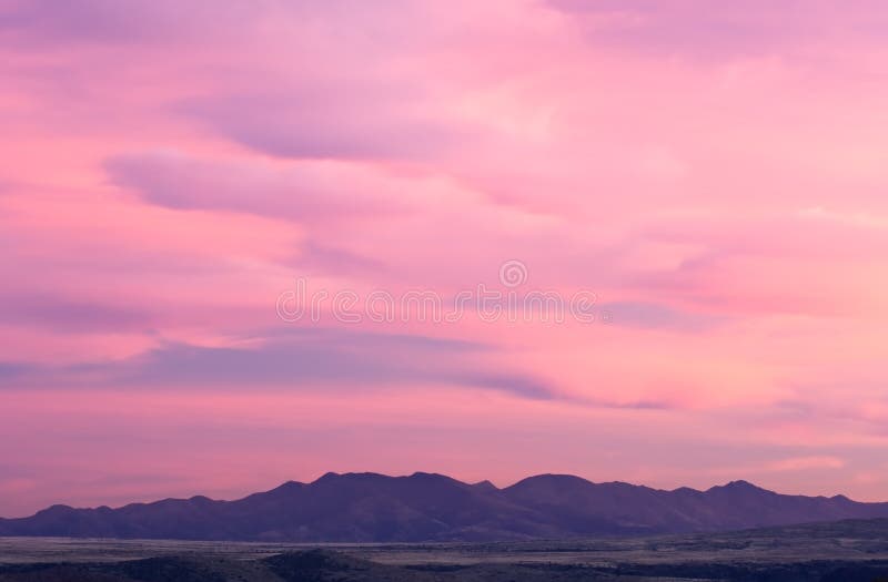 Arizona Sunset stock photo. Image of arizona, pink, angle - 3477502
