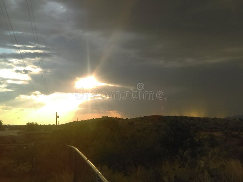Arizona sunset stock image. Image of sunset, arizona - 137634713