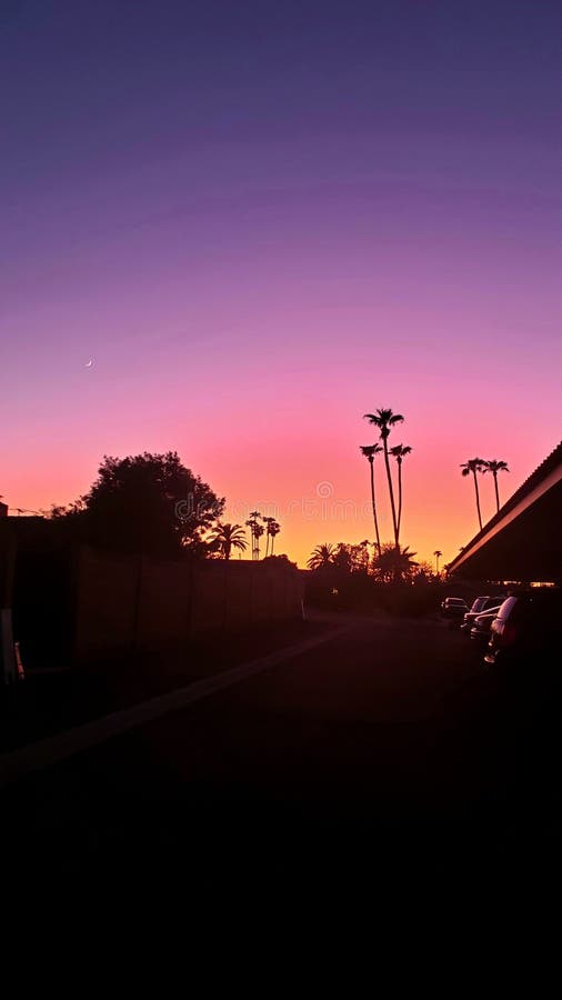 An Arizona Sunset stock photo. Image of perfect, arizona - 160482398