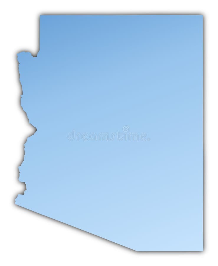 Arizona Usa Outline Map Stock Illustrations – 2,186 Arizona Usa Outline ...