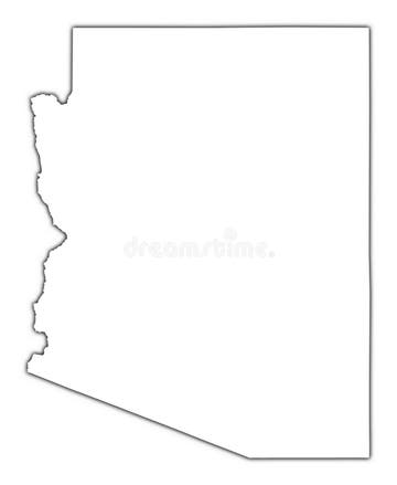 Arizona State Outline Stock Illustrations – 2,048 Arizona State Outline ...