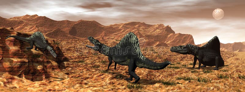 Dinozaury Arizonasaurus - Render 3D Ilustracji - Ilustracja złożonej z ...