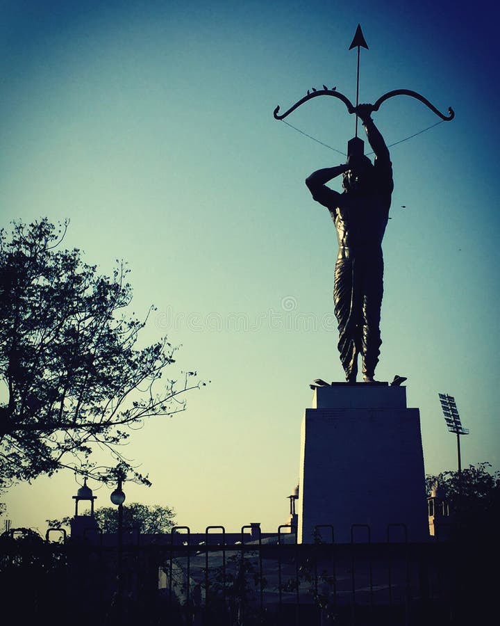 Arjun stock photo. Image of evening, arjun, arch, idol - 74121420