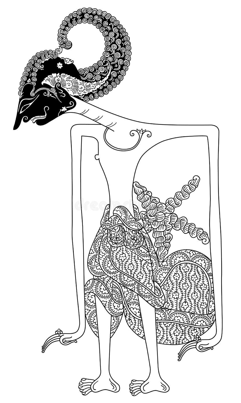 Arjuna Wayang Stock Illustrations – 138 Arjuna Wayang Stock ...