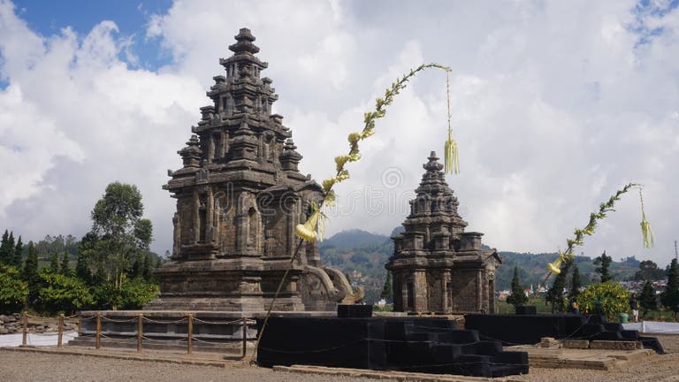 Arjuna Temple Complex Dieng Plateau Stock Photo - Image of temple ...