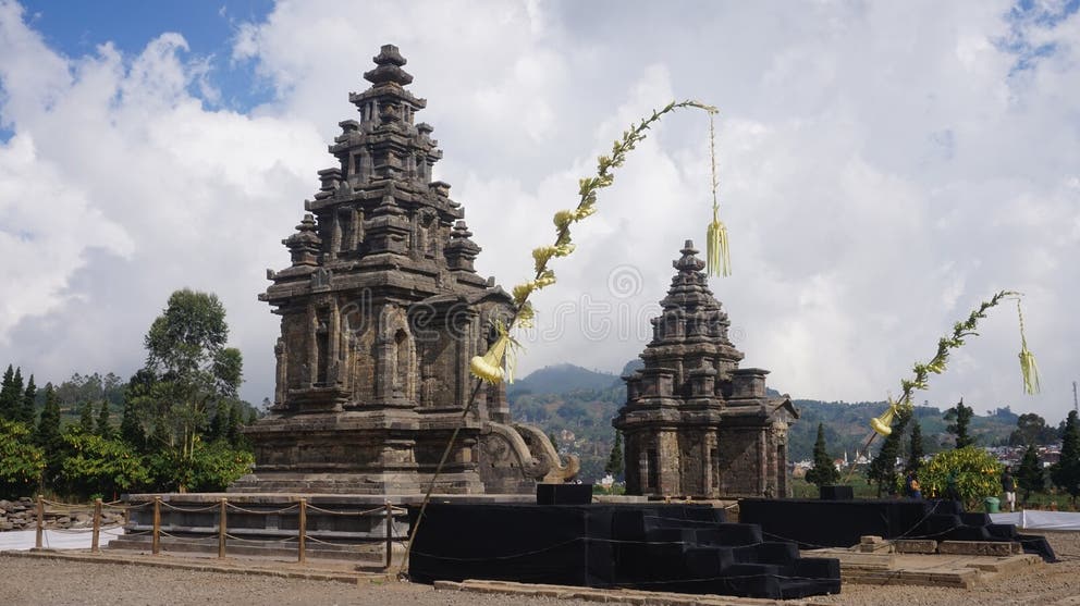 Arjuna Temple Complex Dieng Plateau Stock Photo - Image of temple ...