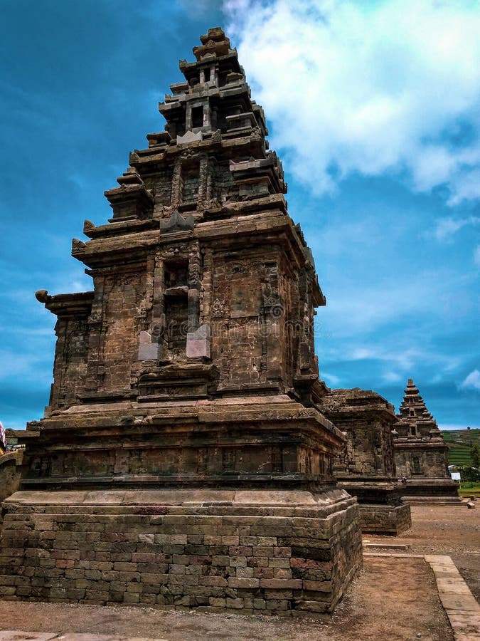 Arjuna Temple on Dieng, Banjarnegara, Central Java Stock Photo - Image ...
