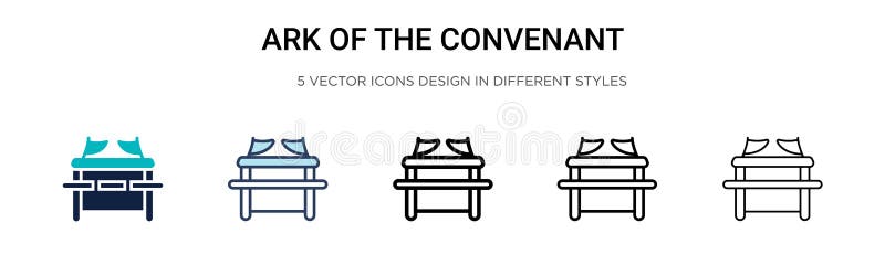 Ark of the Convenant Icon in Filled, Thin Line, Outline and Stroke ...