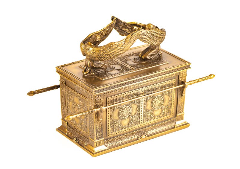 The Ark of the Covenant on a White Background Stock Image - Image of ...