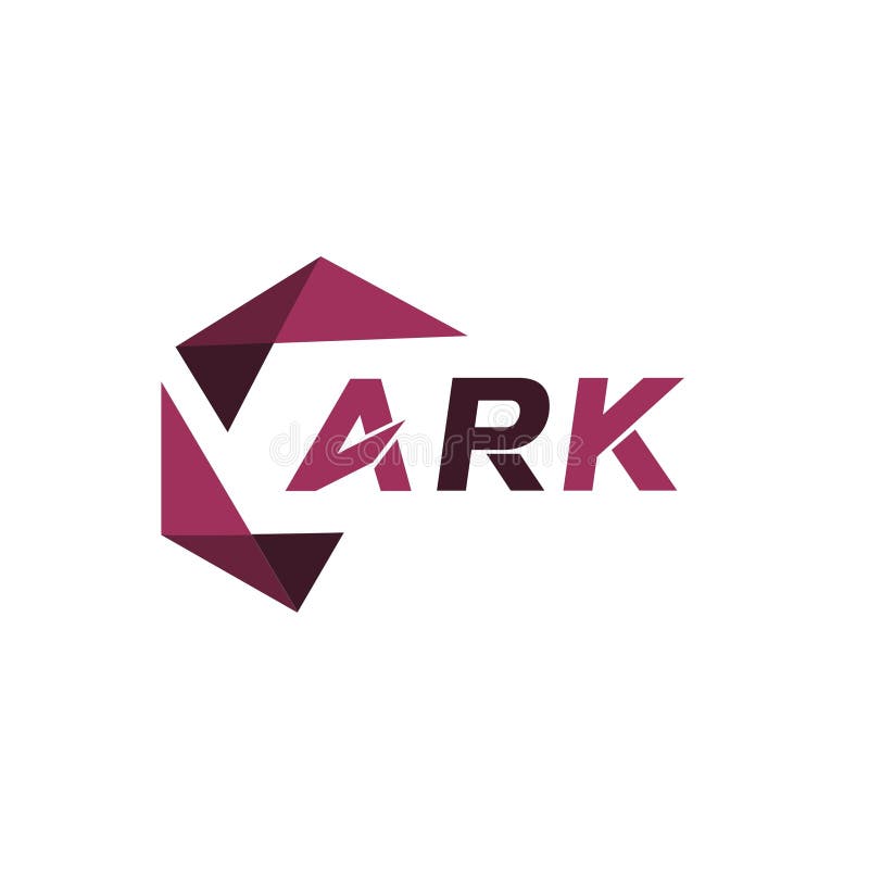 ARK Creative Minimalist Letter Logo. ARK Unique Vector Initials ...