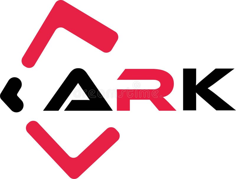 ARK Creative Minimalist Letter Logo. ARK Unique Vector Initials ...