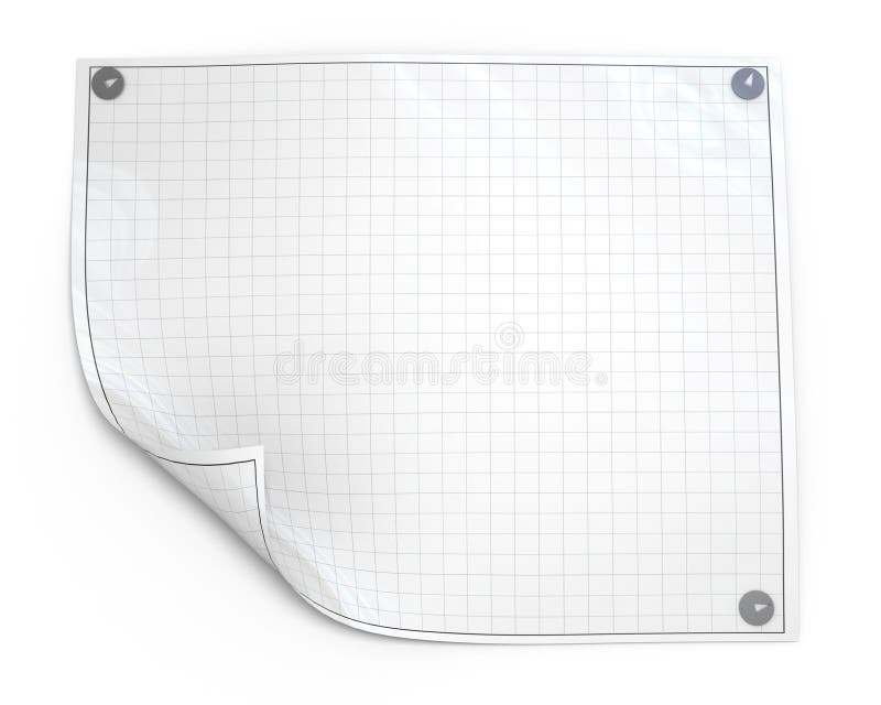 Ark för blankt papper stock illustrationer. Illustration av färg - 2792945