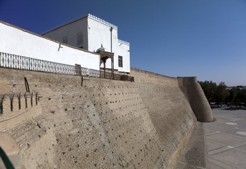 Ark Fortress in Bukhara, Uzbekistan Stock Photo - Image of monument ...