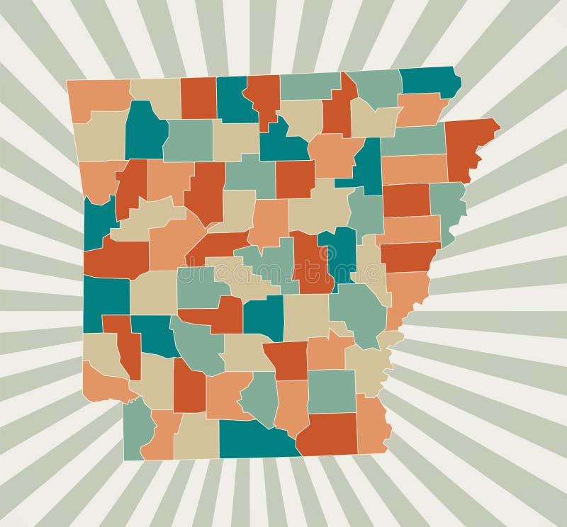 Arkansas State Outline Map Stock Illustrations – 1,345 Arkansas State ...