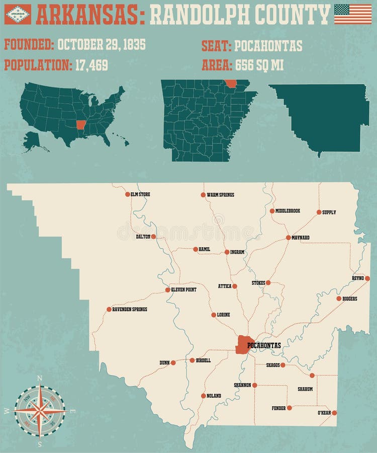 Arkansas: Lee County stock vector. Illustration of federal - 84580459