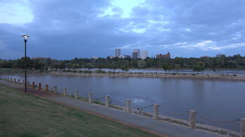 Arkansas River at Tulsa Oklahoma Stock Image - Image of travel, tourism ...