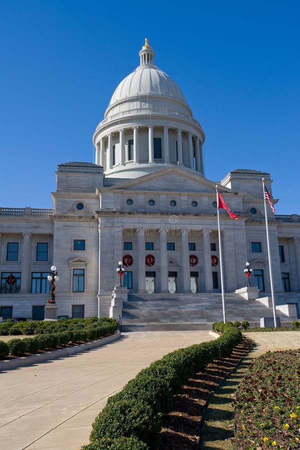 Little Rock, Arkansas - State Capitol Stock Photo - Image of capitol ...