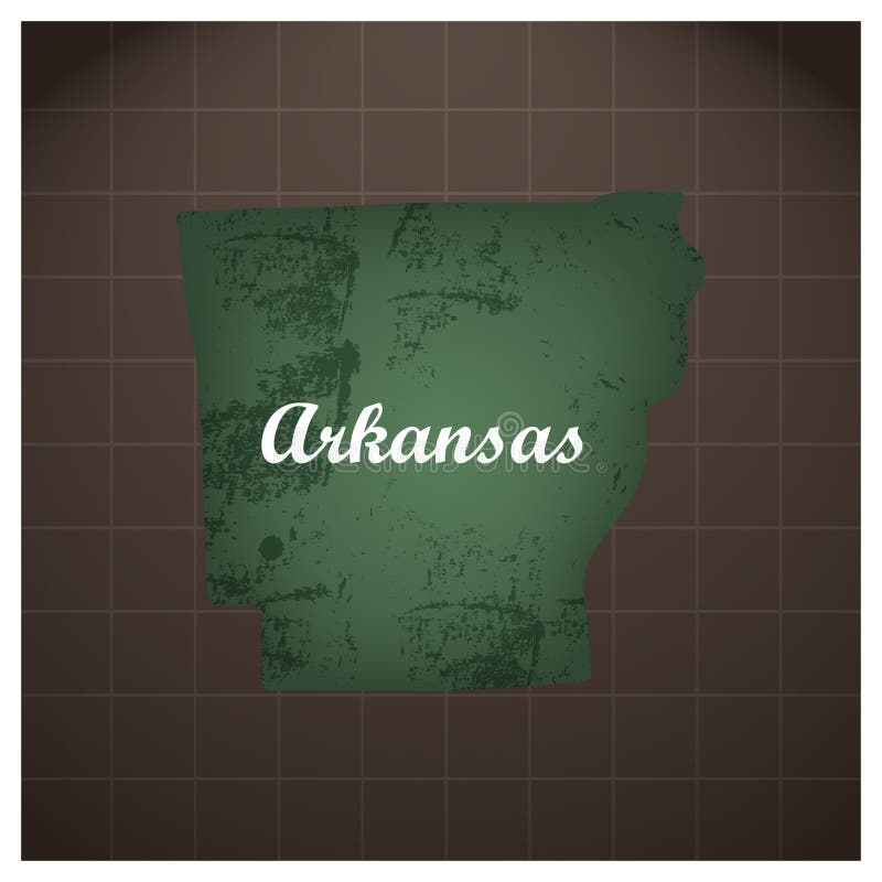 Arkansas State Map. Vector Illustration Decorative Design Stock Vector ...