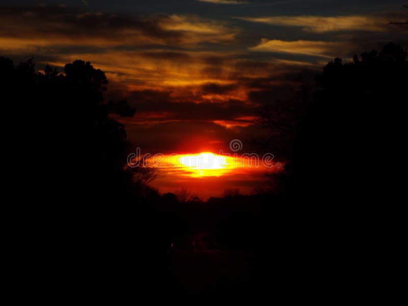 Arkansas Sunset stock image. Image of arkansas, river, ocean - 122319