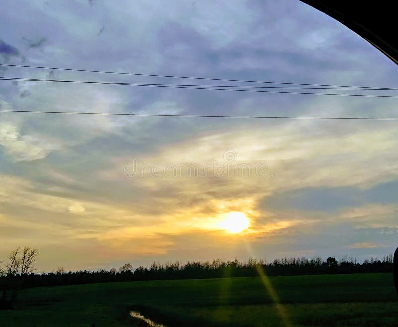 Arkansas Sunset stock image. Image of arkansas, river, ocean - 122319