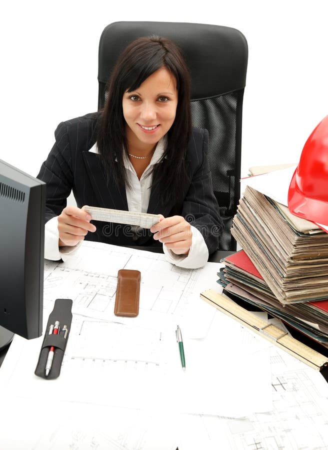 Arkitektplan arkivfoto. Bild av konstruktion, plan, bygger - 18590986