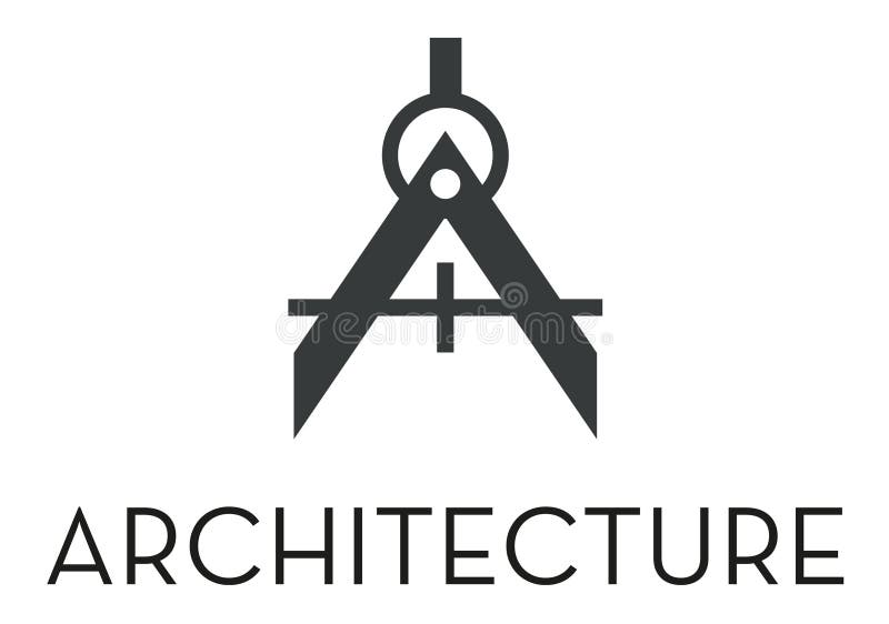 Arkitekturlogo vektor illustrationer. Illustration av avdelare - 87171087