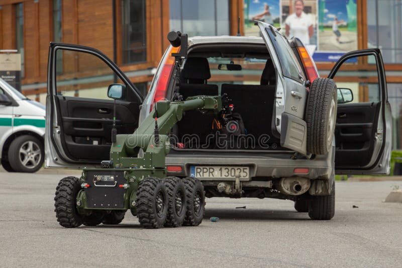 Robot IBIS, Used for Pyrotechnic Operations and Reconnaissance ...