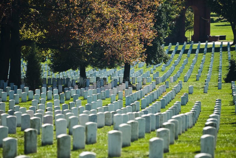 Arlington Cemetery stock image. Image of grave, national - 11613905