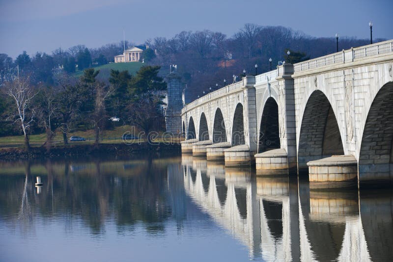 Arlington Memorial Bridge, Washington DC USA Stock Image - Image of ...