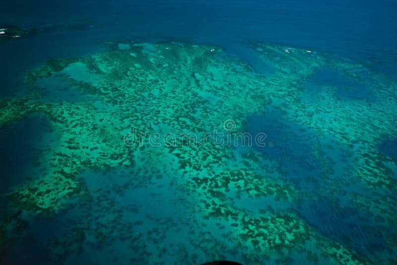 Arlington Reef Aerial View Great Barrier Reef Stock Photo - Image of ...