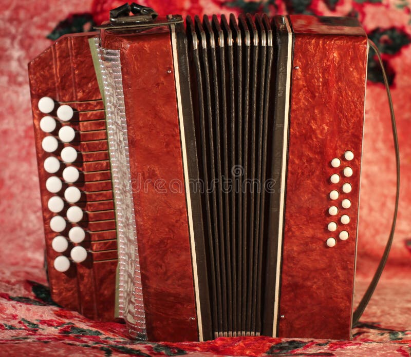 Instrumento Musical Del Tango Tradicional, Llamado Bandoneon. Imagen de ...
