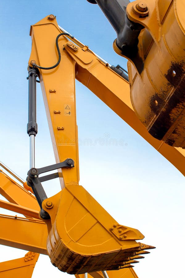 Arm of backhoe stock photo. Image of bucket, backhoe - 30737016