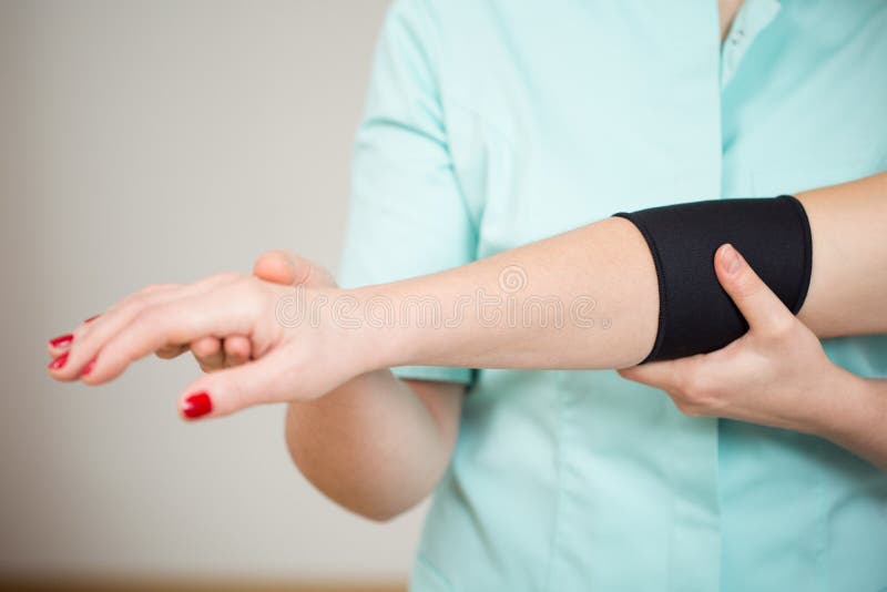 Arm with band stock image. Image of people, elbow, heal - 48876053
