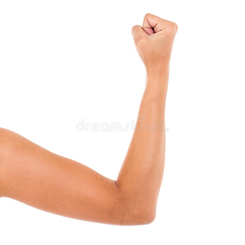 Naked arm pointing upwards stock photo. Image of skin - 236448734